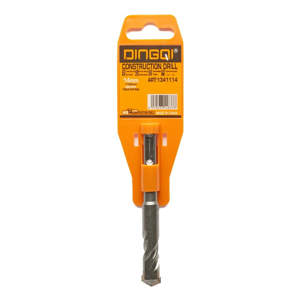 Бур по бетону, кирпичу DINGQI 14х110 мм, SDS-Plus 1341114