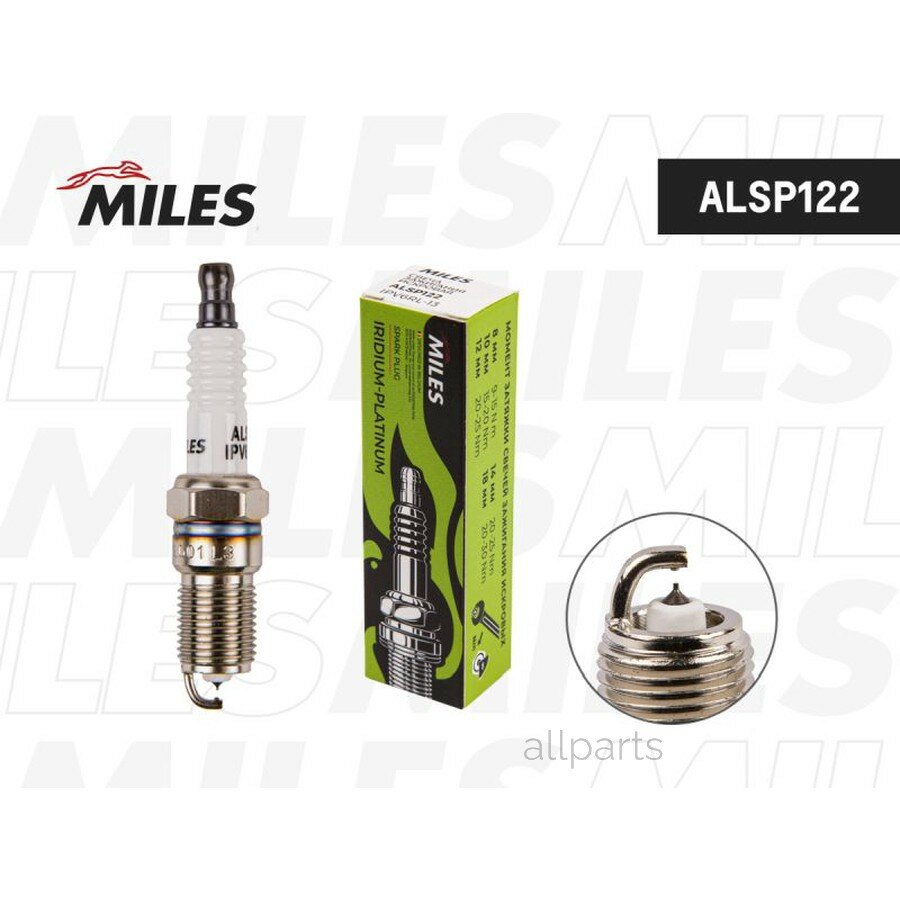 MILES ALSP122 Свеча зажигания искровая IPV6RL-13