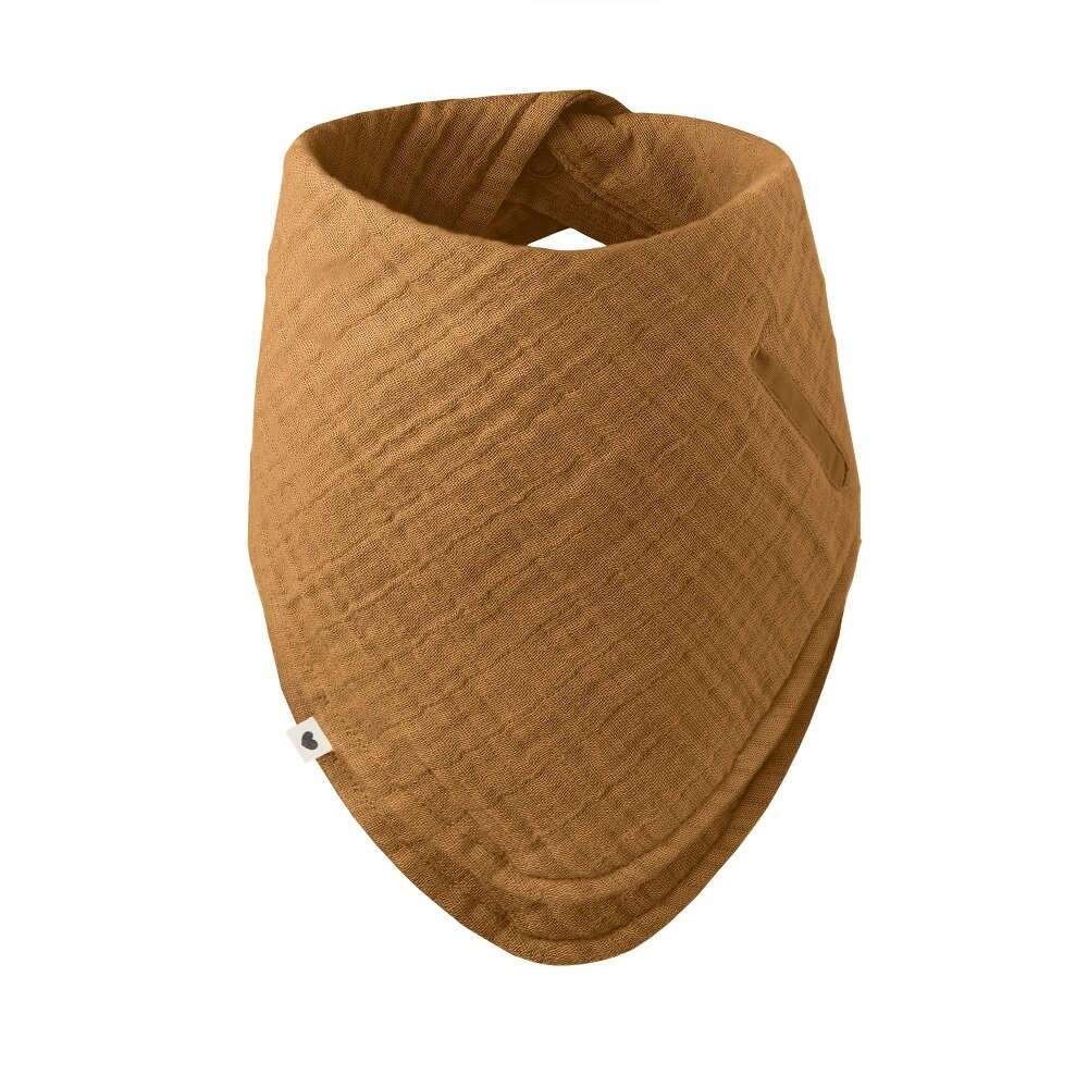 Нагрудник. Муслиновый слюнявчик BIBS Bandana Bib Caramel