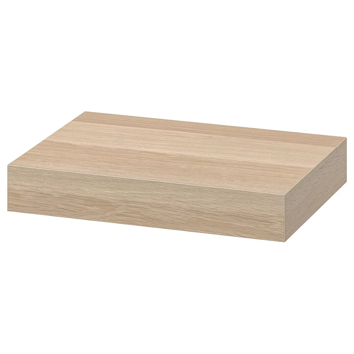 Полка для стены LACK, белый окрашенный дубовый эффект, 30x26 см