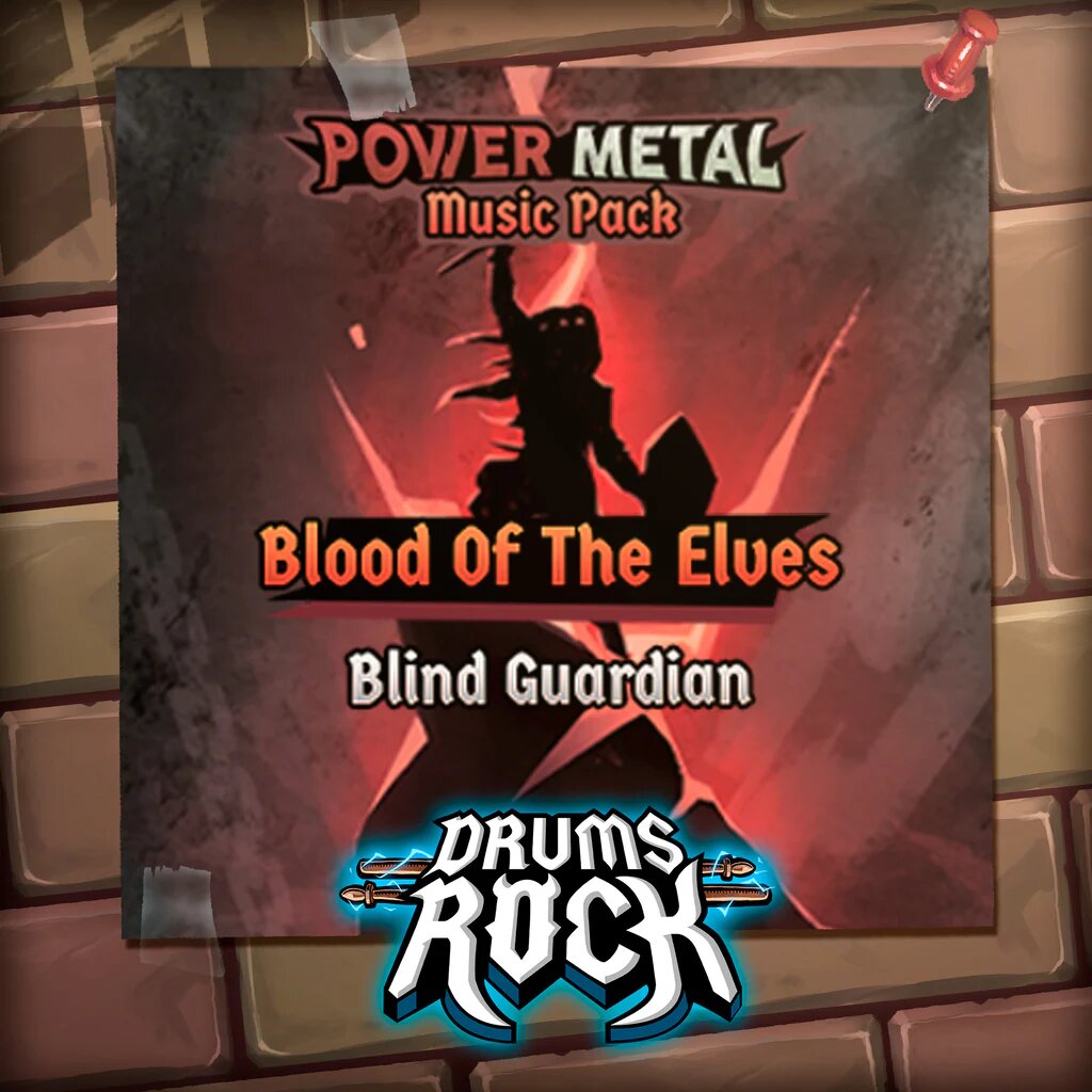 Дополнение Drums Rock: Blind Guardian - 'Blood Of The Elves', цифровое издание PlayStation 5, регион Турция / код пополнения баланса