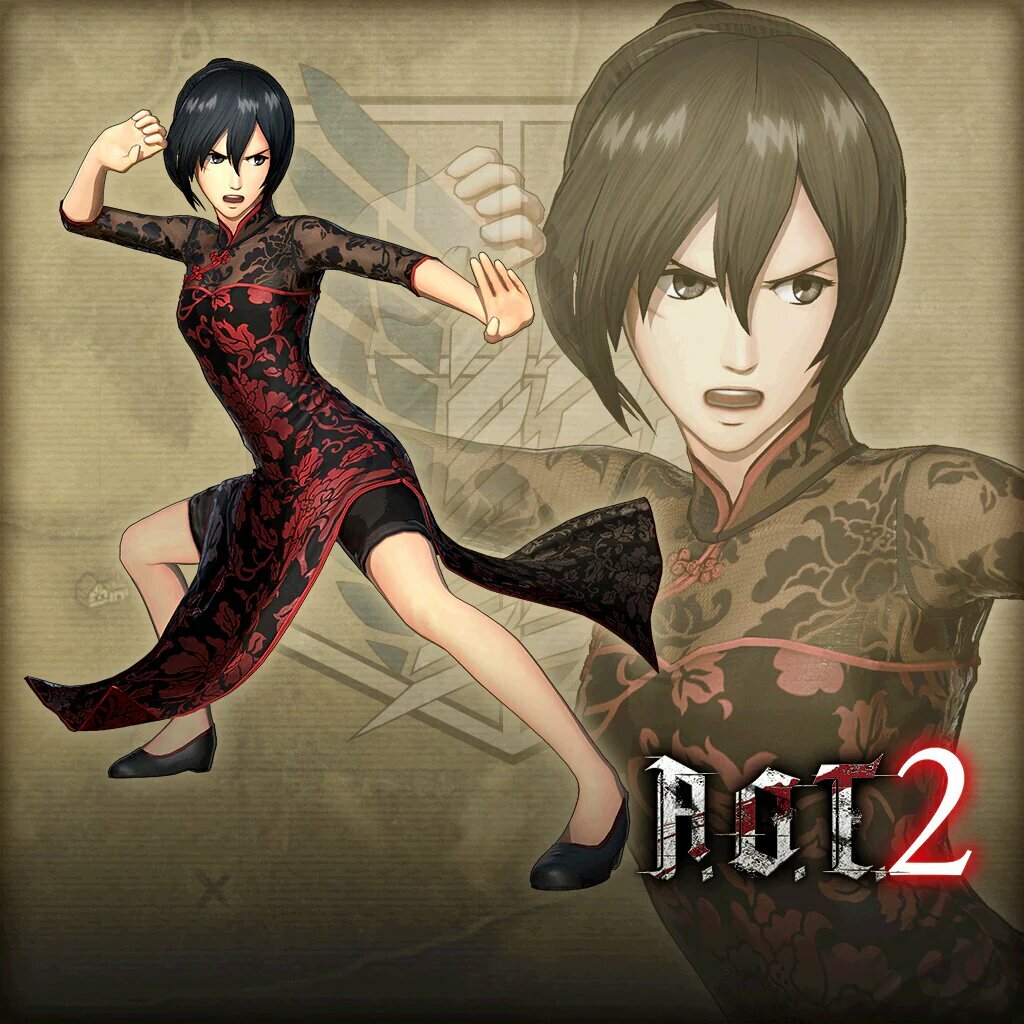 Дополнение A.O.T. 2: Additional Mikasa Costume, Chinese Dress, цифровое издание PlayStation 4, регион Турция / код пополнения баланса