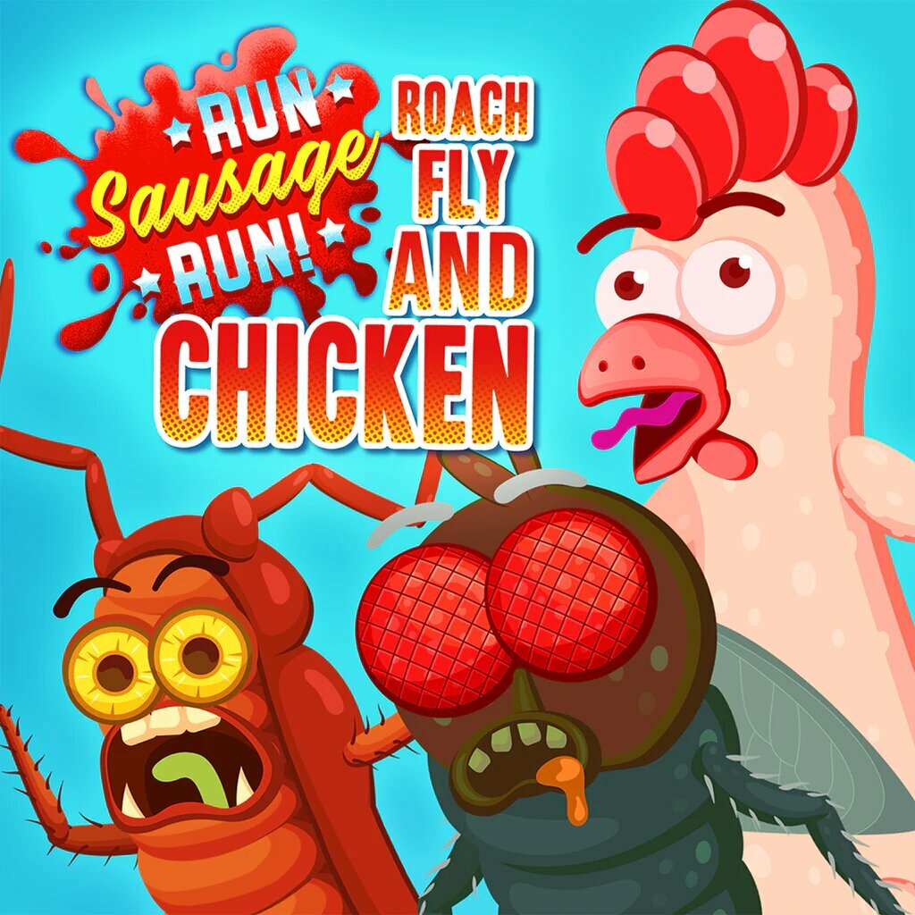Дополнение Run Sausage Run: Roach, Fly and Chicken, цифровое издание PlayStation 4, регион Турция / код пополнения баланса