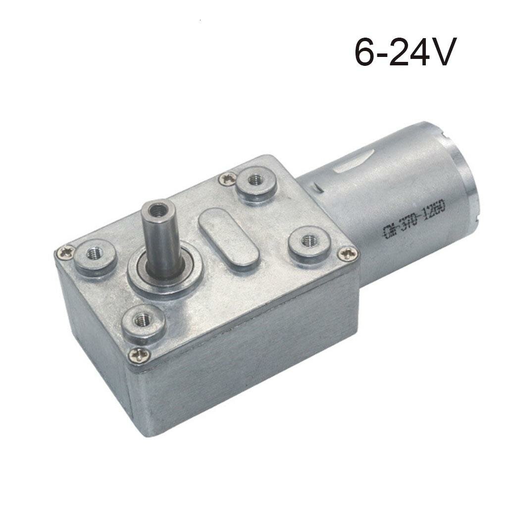 Реверсивный червячный мотор JGY370, 6 - 24V