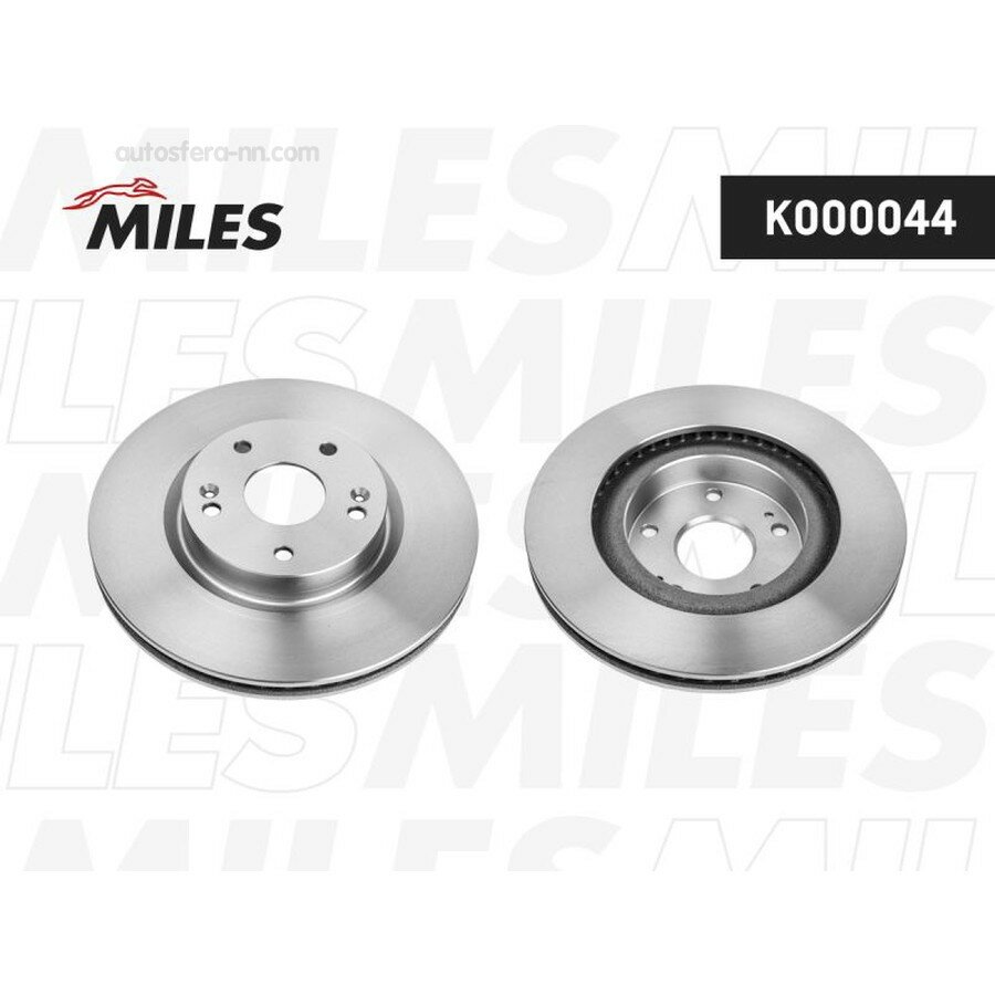 MILES K000044 Диск тормозной CHERY TIGGO 3 пер.