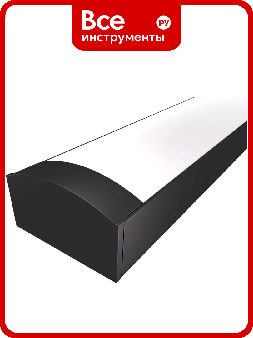 Комплект Ledcraft LC-LP0716M16-3x1Black из 1 шт черный (3м профиль+3м рассеиватель+2 заглушки)