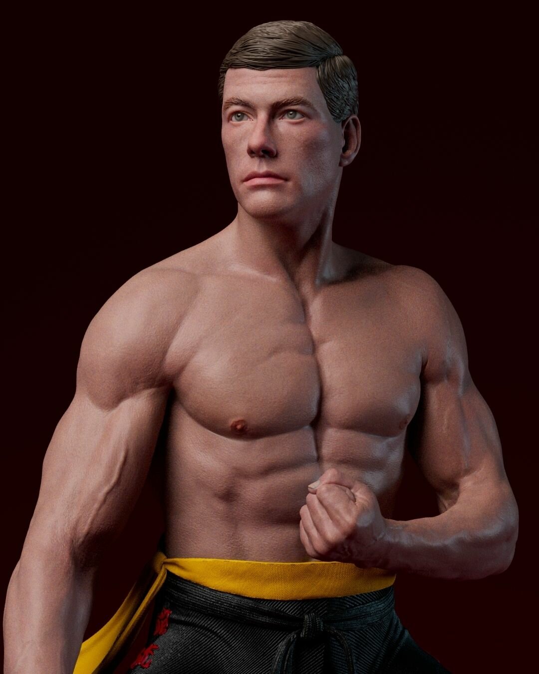 Сборная модель Frank Dux (DC Comics), 300мм (без базы), 1/6 для покраски