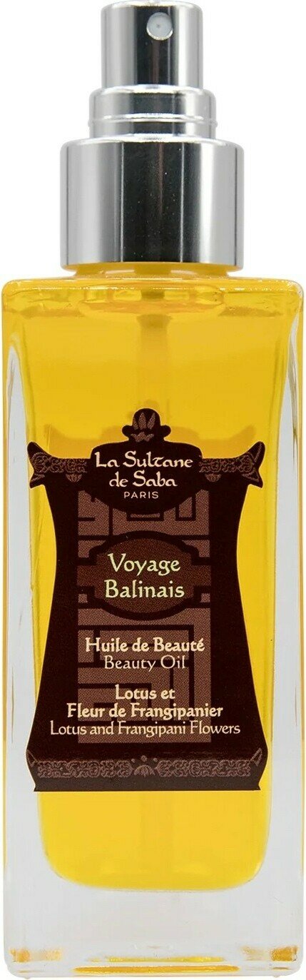La Sultane de Saba Масло для тела "Лотос и Франжипани" 200 мл Beauty Oil Lotus and Frangipani 200 4*28g