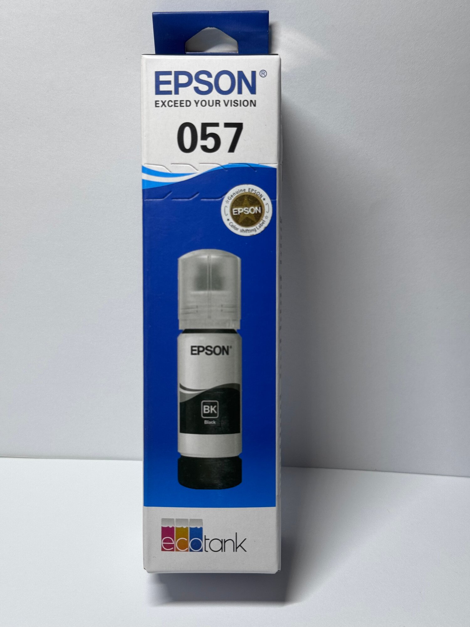 Чернила Epson 057 C13T09D198 EcoTank Ink, оригинальный продукт, черные, 70 мл