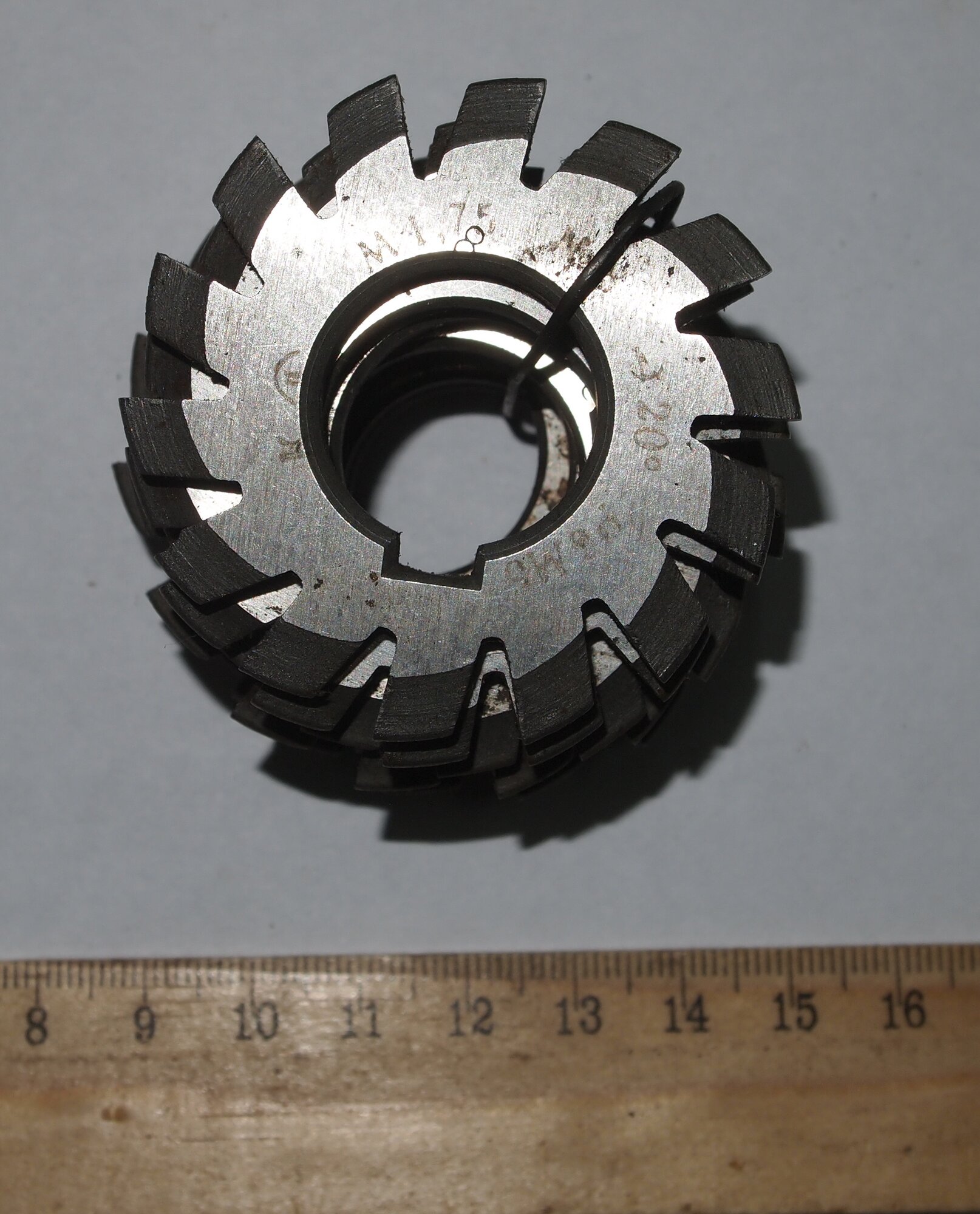 Фреза дисковая зуборезная модульная М1,75 20° Р6М5 (к-т из 8шт.)