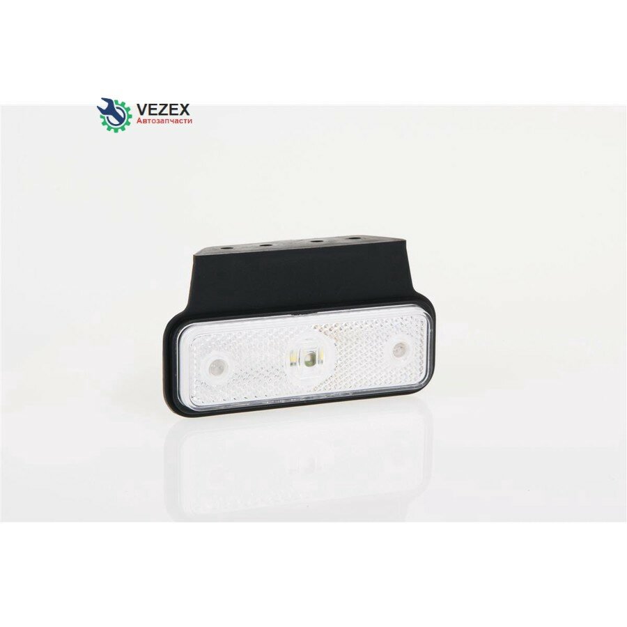 FRISTOM FT004BKLED фонарь габаритный! LED, белого цвета, 118х30, с кронштейном, проводом 0.5м \