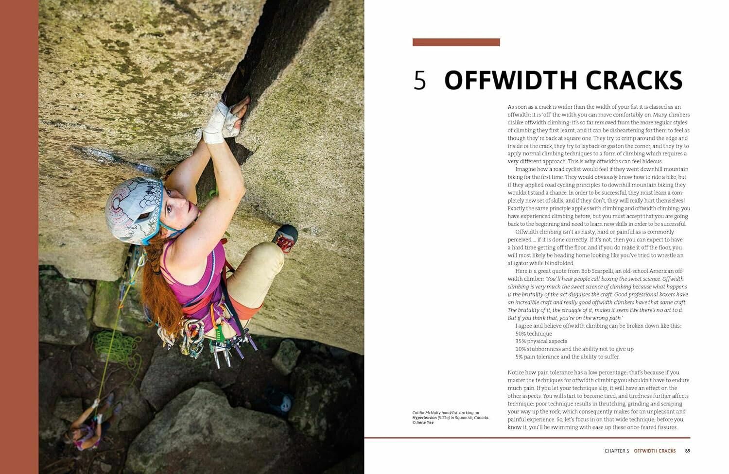 Crack Climbing : Mastering the skills & techniques — фото 1