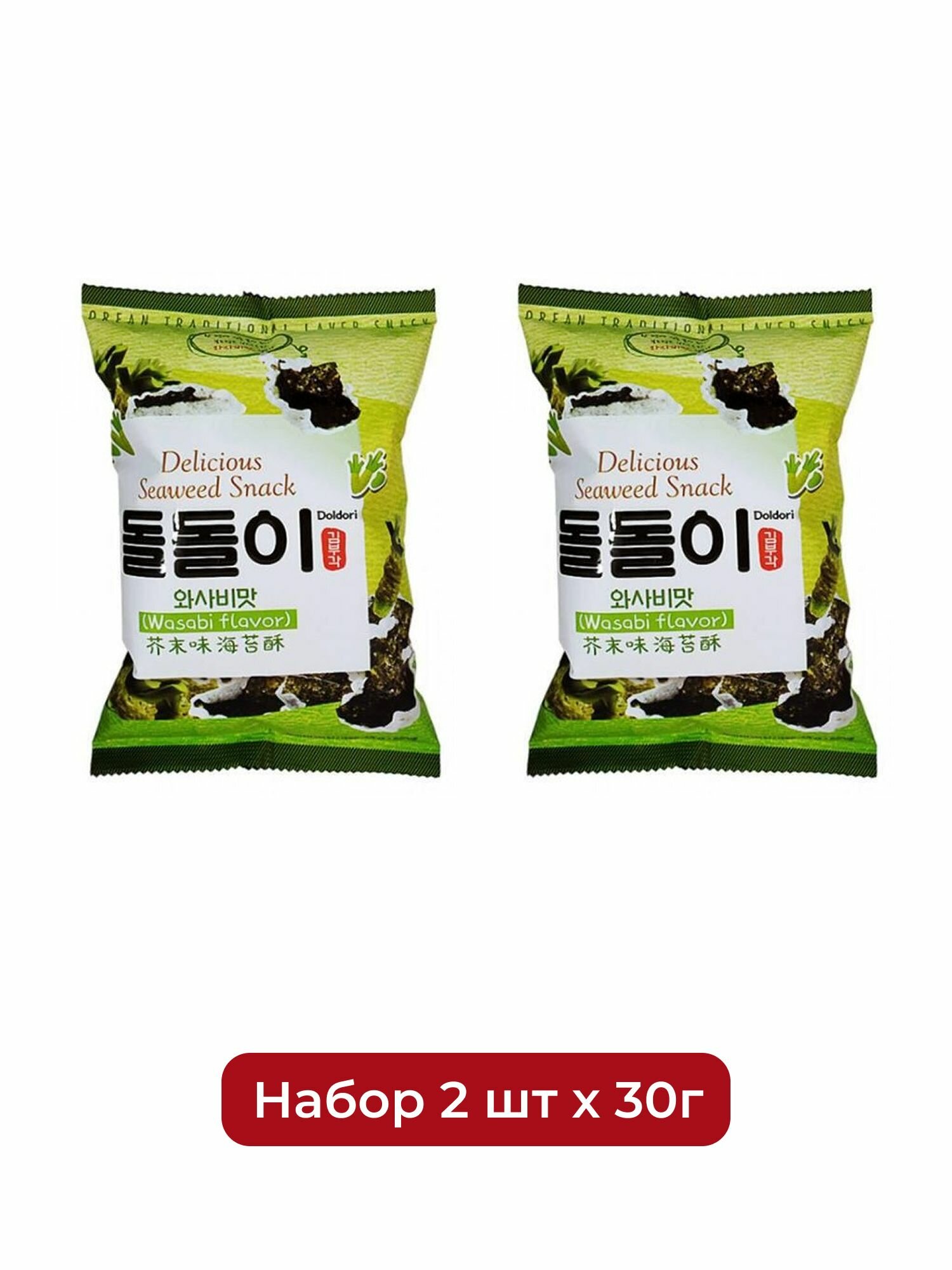 Капуста морская Doldori в кляре васаби, 30г х 2шт.