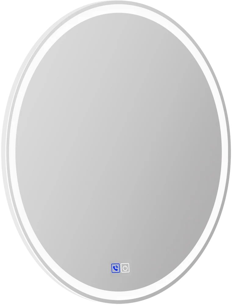 Зеркало круглое BelBagno SPC-RNG-700-LED-TCH-PHONE со светодиодной подсветкой, 70 см, с сенсорным управлением, с bluetooth, зеркало настенное в ванную, итальянское