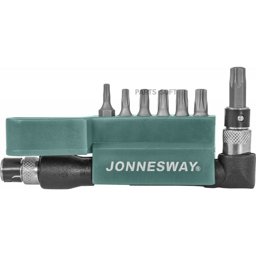 S08H2S8S Комплект вставок-бит 1/4DR TORX®, T10-T40, c Г-образным приводом, 8 предметов от официального дистрибьютора, JONNESWAY, артикул S08H2S8S