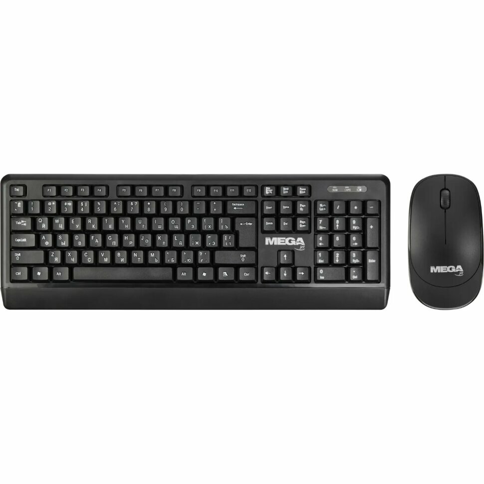 Набор клавиатура+мышь ProMega jet WKMC003 USB WLS RT/1+1 АА/dpi1200/3кн/чер, 1948977