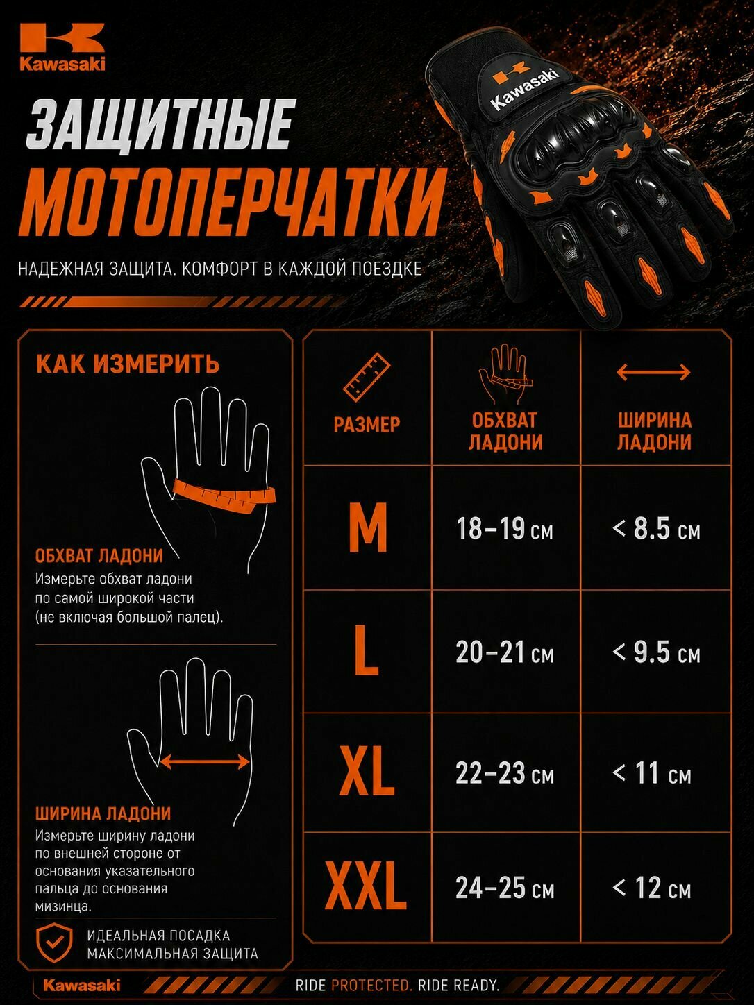 Перчатки для мотокросса — фото 1