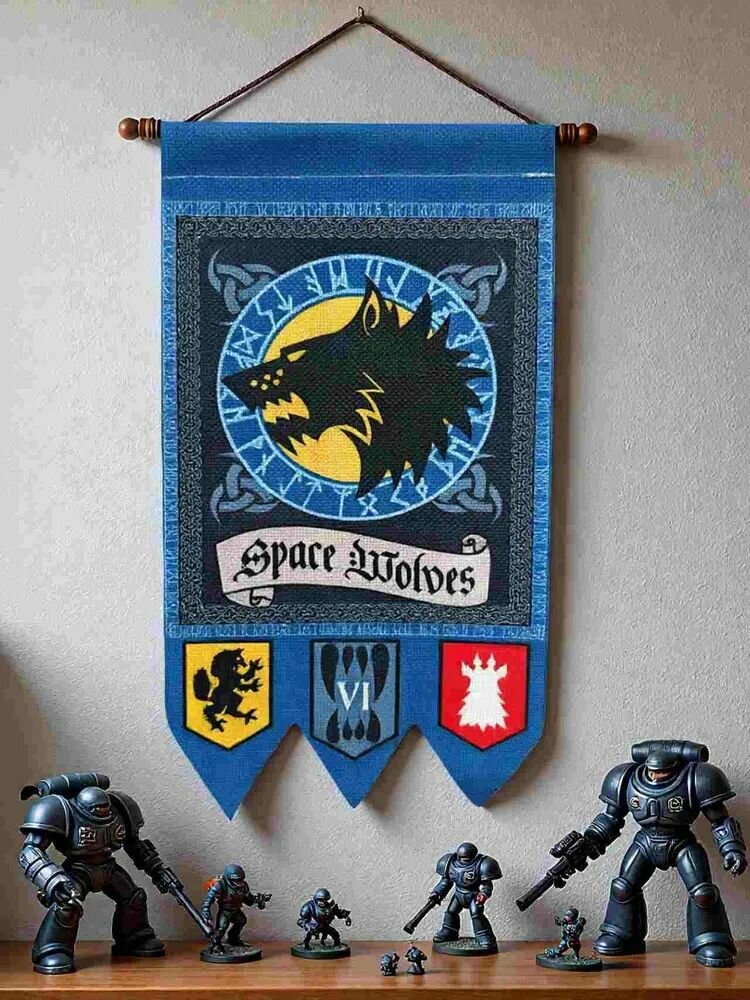 Боевой штандарт легиона 40K 30*16cm /11.8*6.3 inch