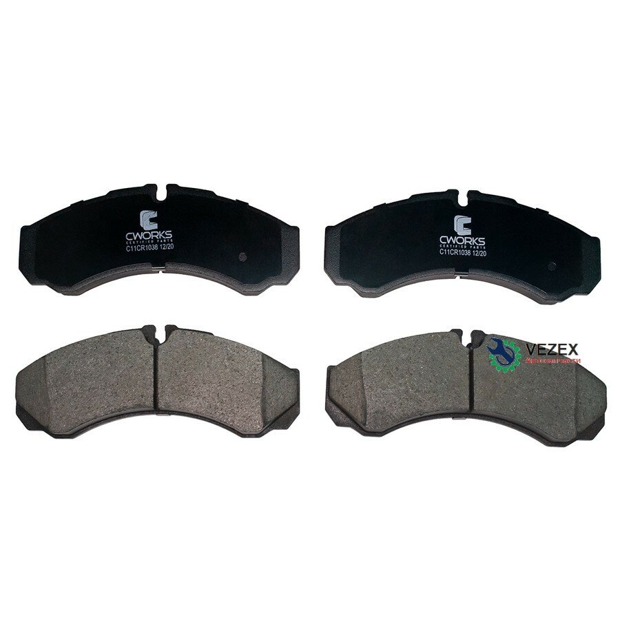 CWORKS C11CR1038 Колодки тормозные дисковые
