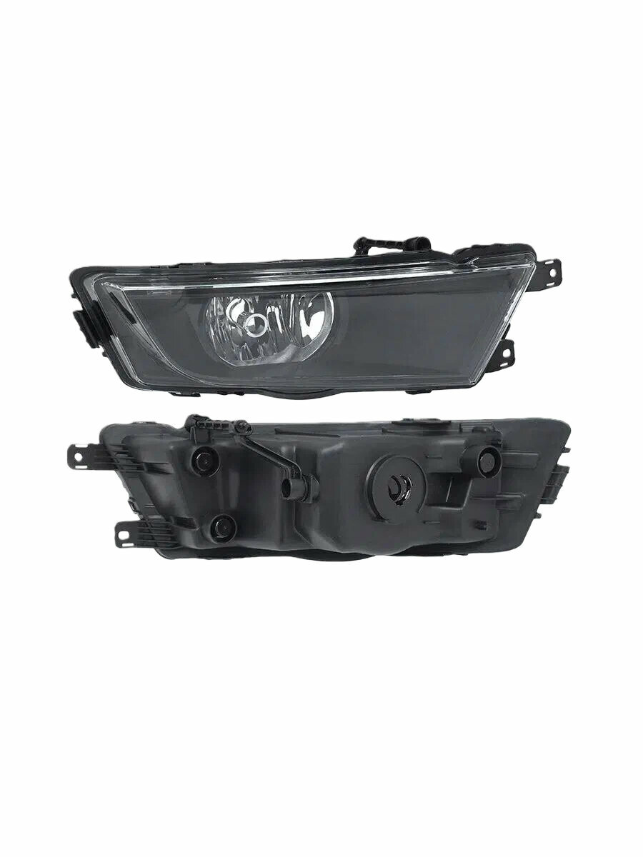 Фара противотуманная SAT ST-665-2013R-UE2 справа, Чёрная Skoda Octavia 12-17