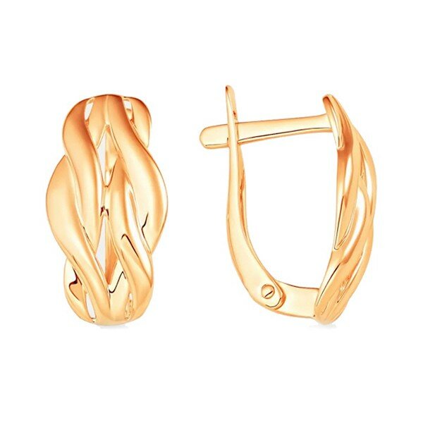 Серьги JEWELIN, красное золото, 585 проба