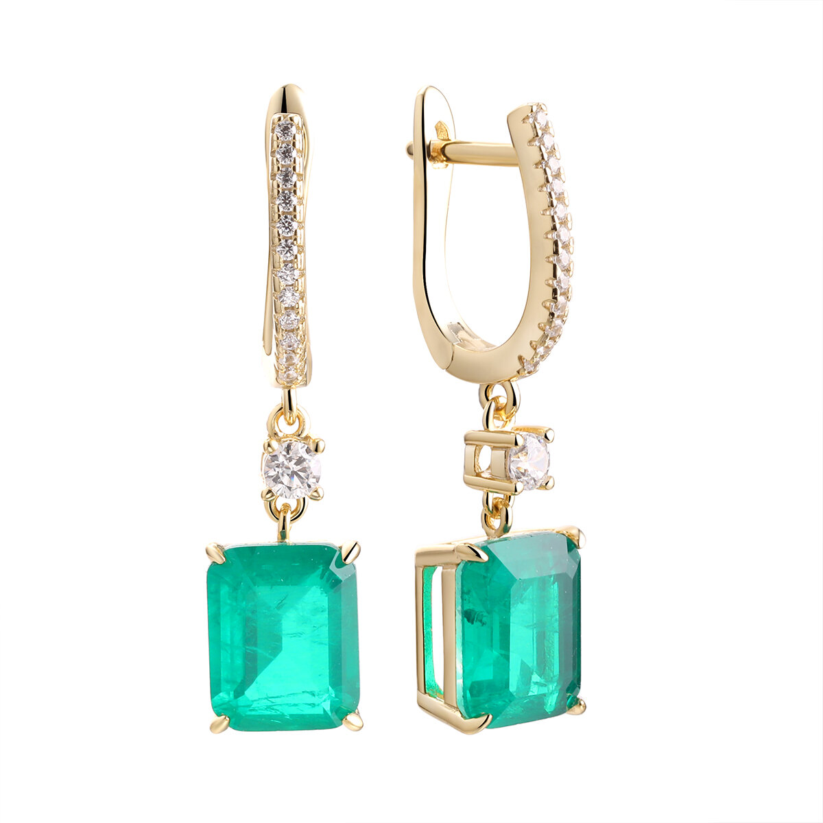 Серьги, серебро, 925 проба, ситалл, фианит