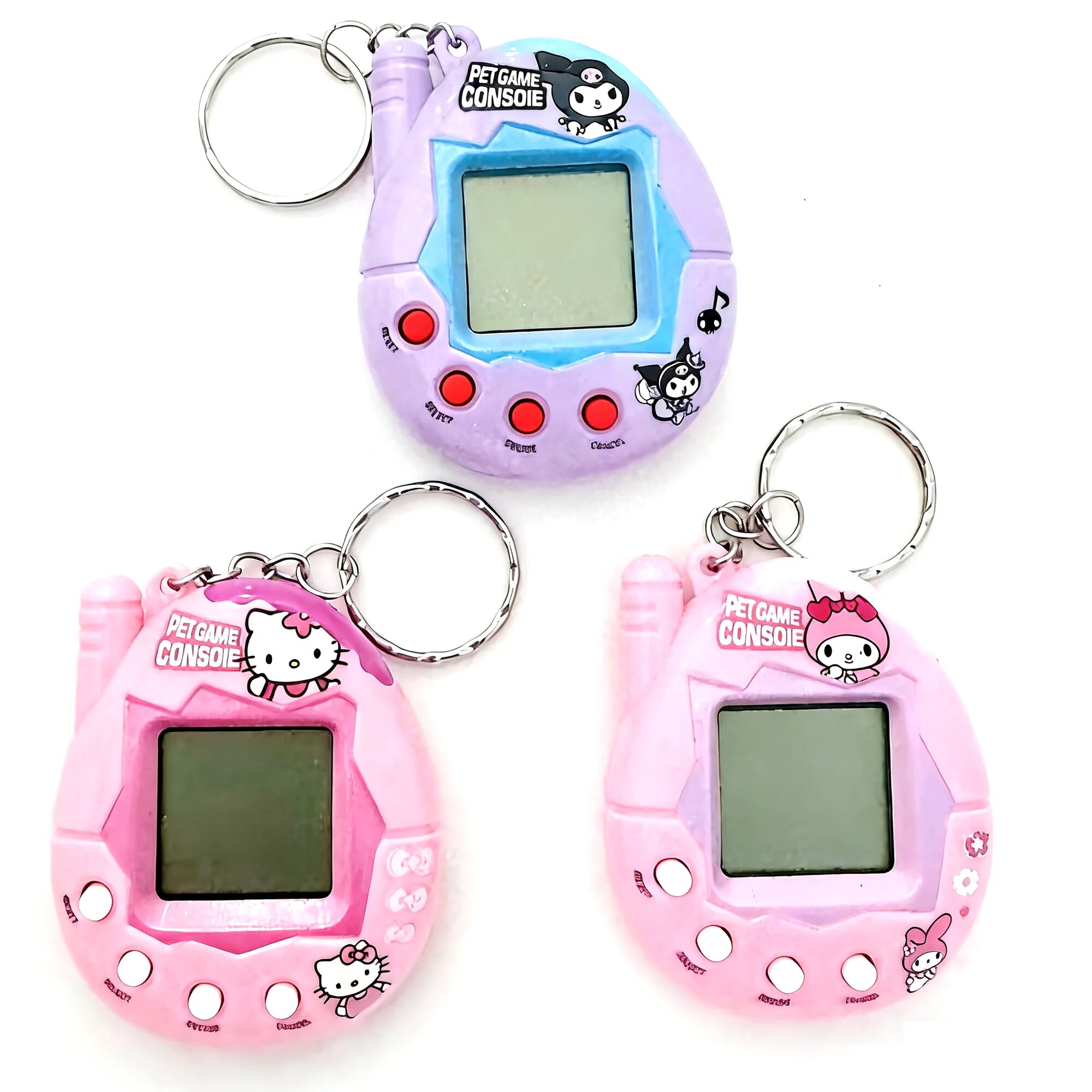 MINISO Брелок-подвеска Hello Kitty в розовом стиле Харадзюку, милый ретро-набор аксессуаров Hello Kitty, подарок на день рождения,