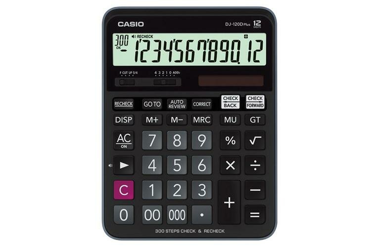 Калькулятор унисекс CASIO DJ 120D Accountant, 300 шагов проверки
