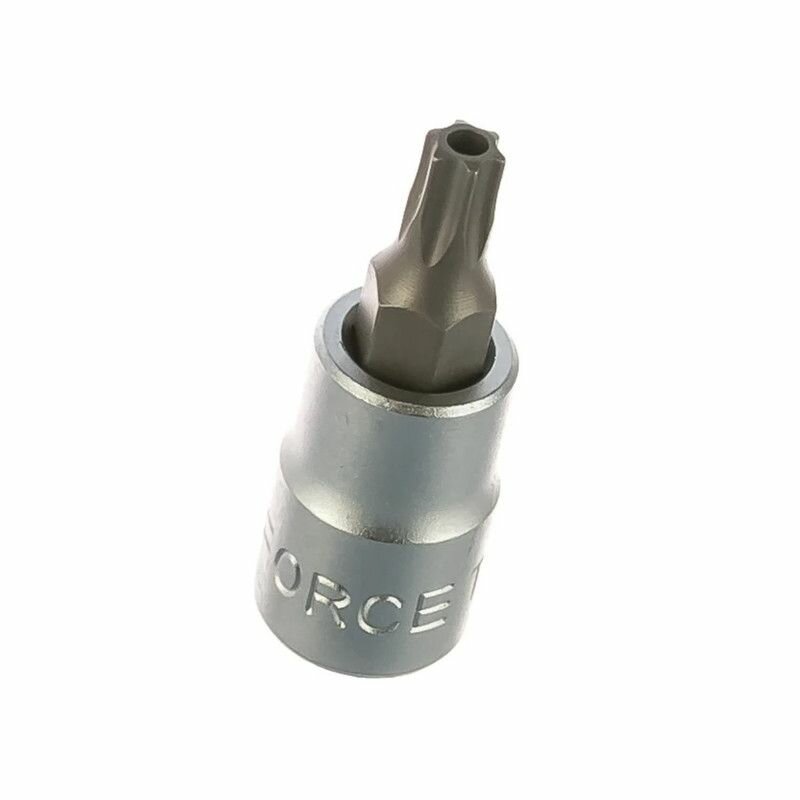 Головка бита 1/4" Torx Т25Н, с отверстием, L 32 мм, Force 3273225