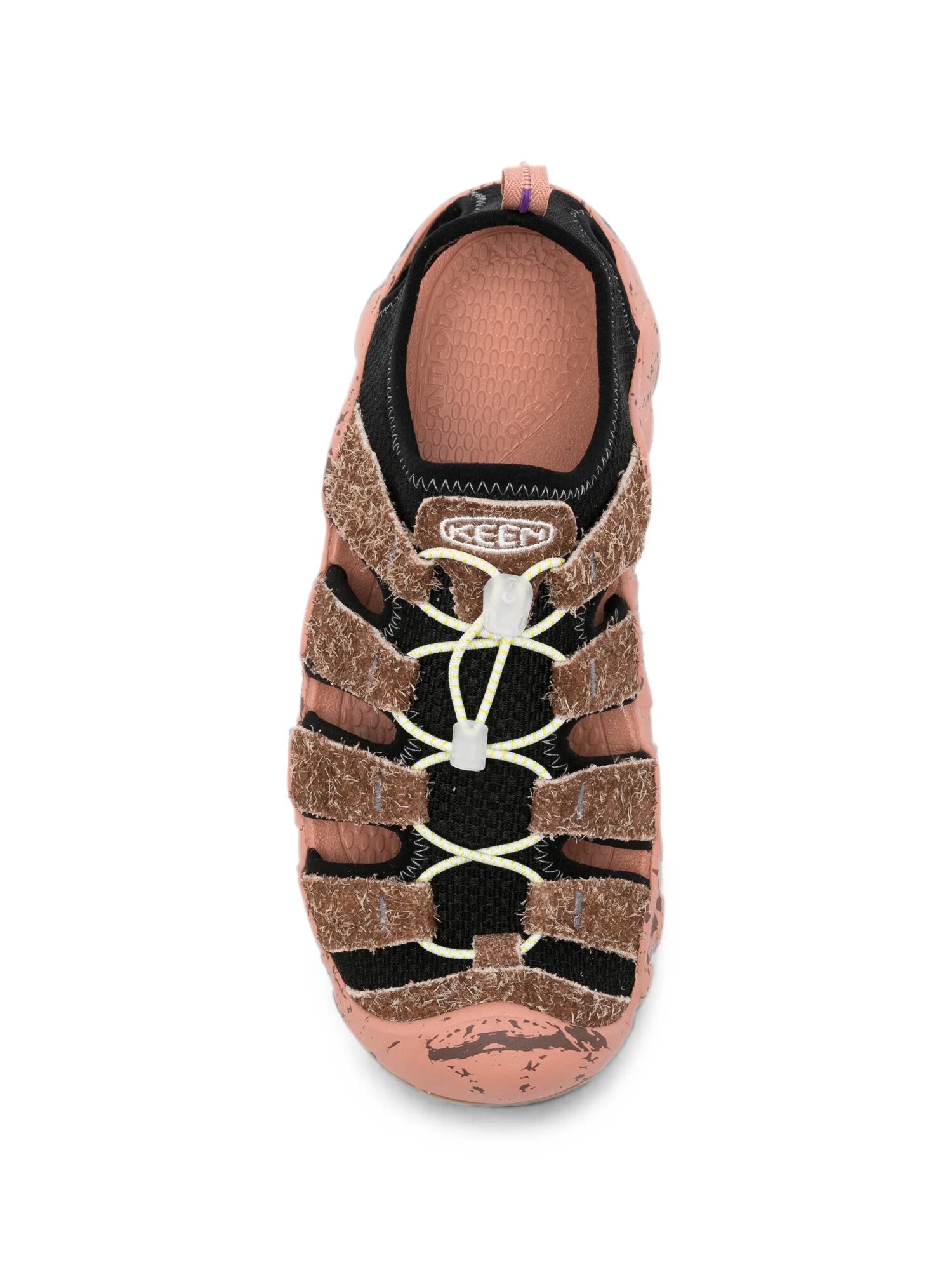 Кроссовки KEEN Cut-out panelled sneakers, размер 10.5 US, коричневый/серый/оранжевый — фото 1
