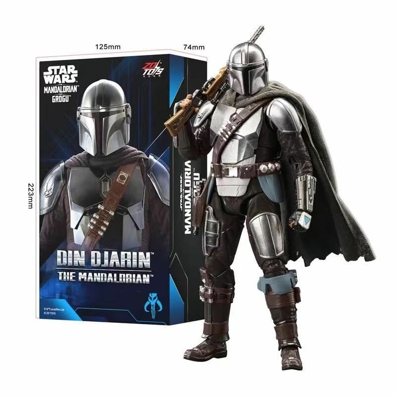 Фигурки ZD Toys: Звездные войны "мандалорец и грогу"высота 18 см, включая множество аксессуаров