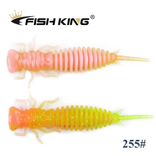 FISH KING мягкие приманки силиконовые 50 мм, 76 мм, 89 мм