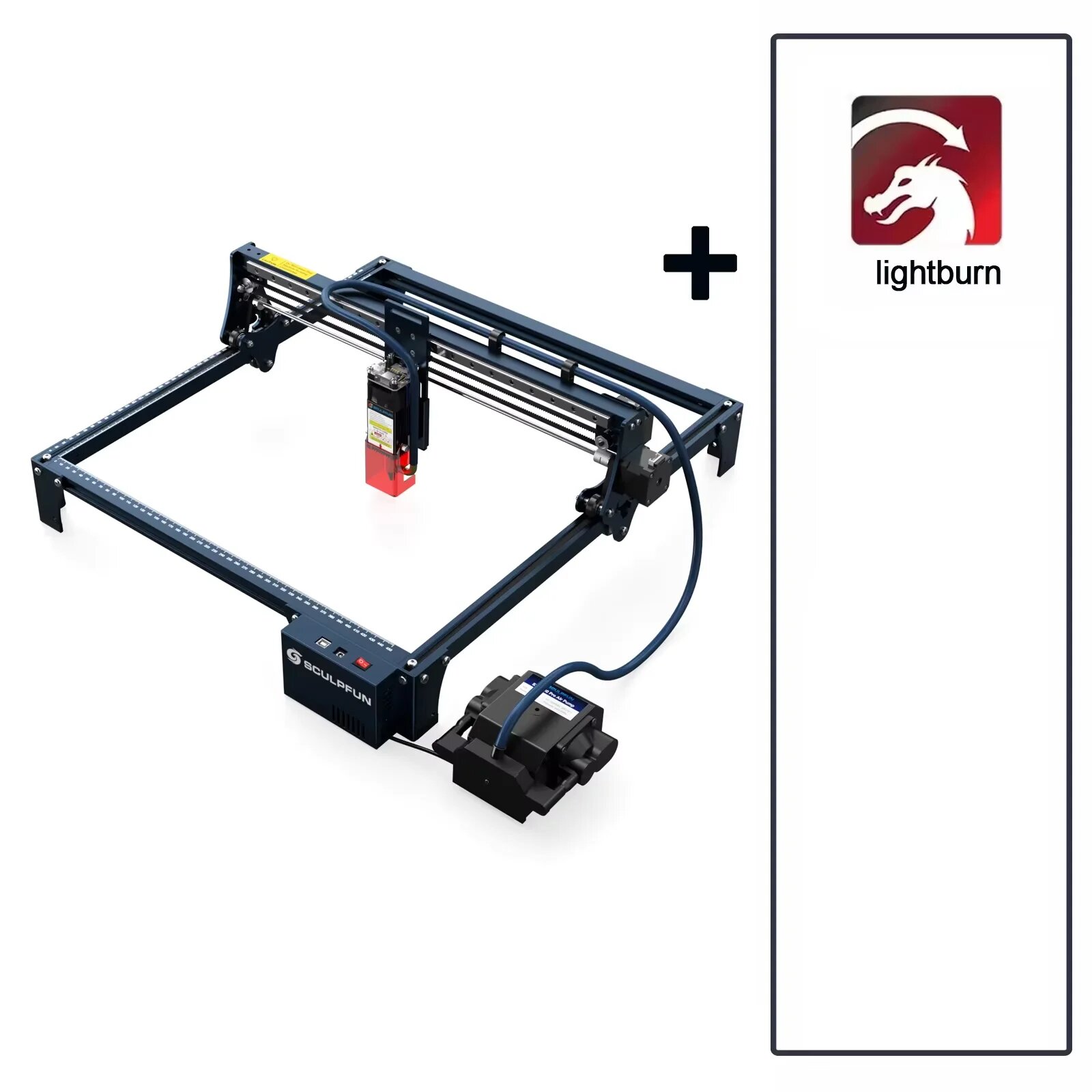 Лазерный гравер-резчик SCULPFUN S30 pro max S30 PRO S30 5w 10w 20W с автоматическим воздушным поддержанием DIY настольная лазерная граверная машина