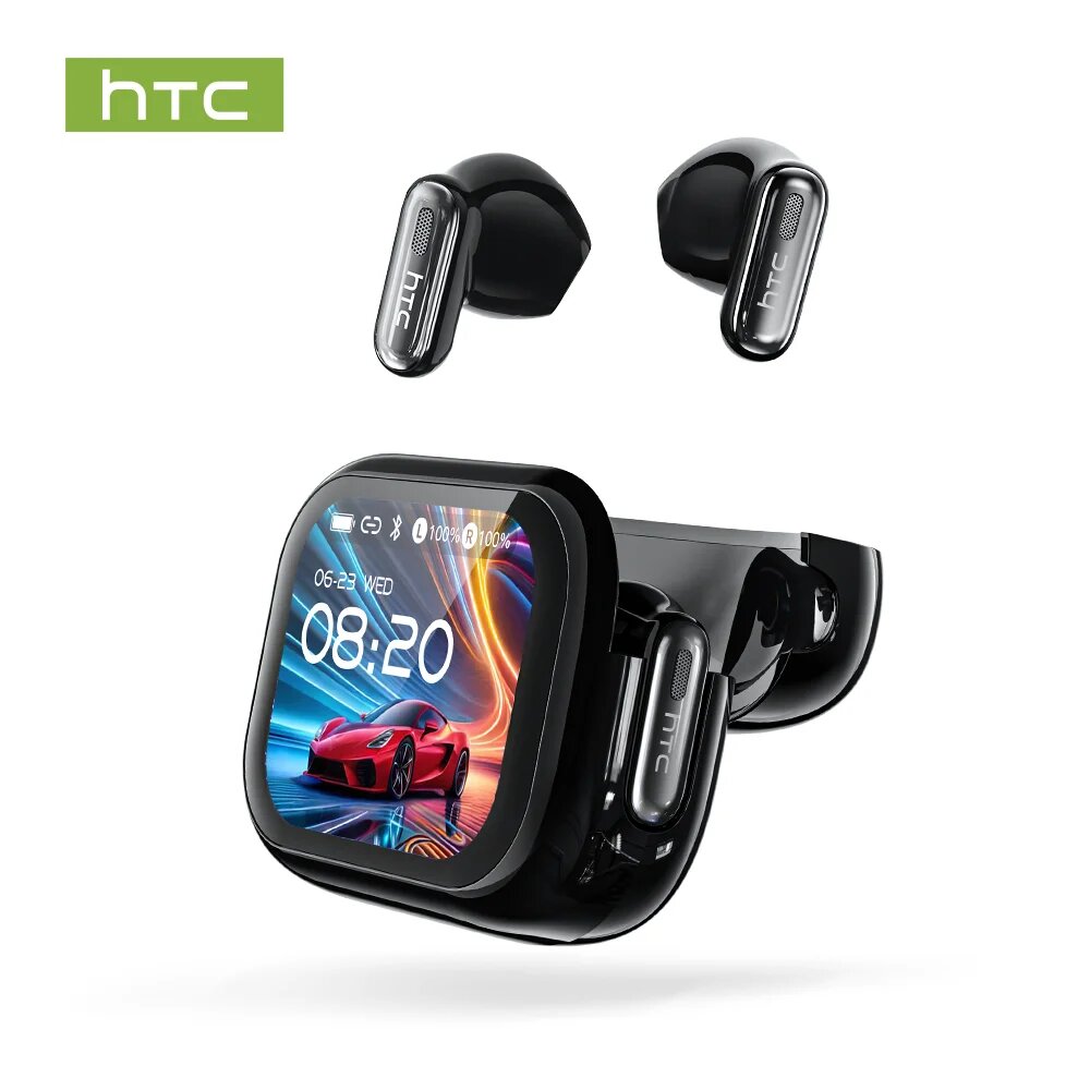 Наушники HTC NE68 TWS Bluetooth 6.0 black AI