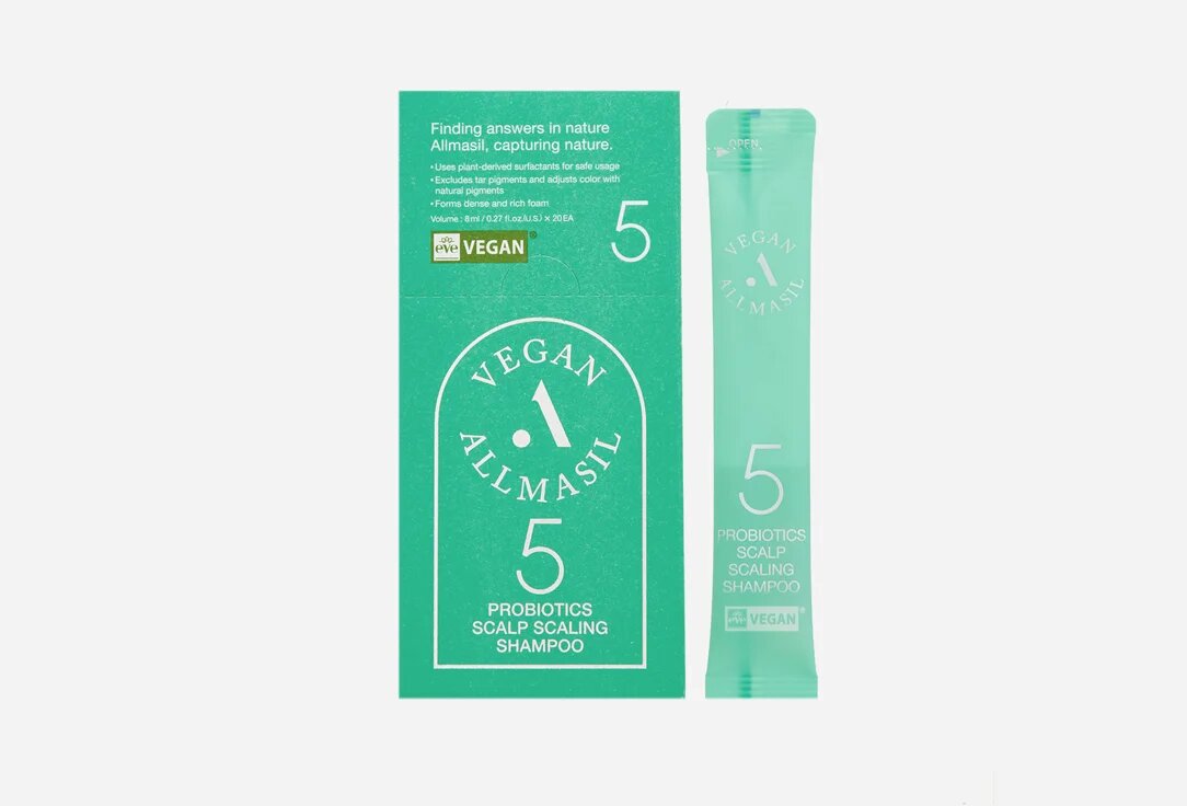 ALLMASIL 5 Probiotics Scalp Scaling Shampoo Шампунь для глубокого очищения волос 20шт