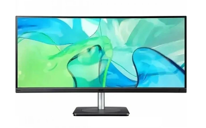 Монитор Acer 34' CB343CURDbemiiphcuzx Curved 3800R, 21:9, IPS, UWQHD, 4ms, 300cd, 60Hz, HDMI, DP, USB, USB-C, LAN, SPK, CAM, HAS