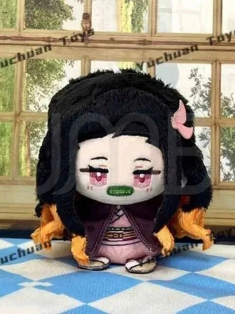 Kamado Nezuko хлопковая кукла , аниме игрушка кулон. Demon Slayer 12 см игрушки.