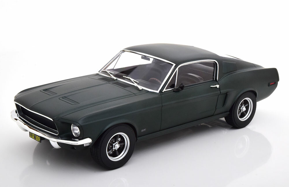 Ford mustang fastback coupe 1968 matt-greenmetallic / форд мустанг фастбэк купе матовый зеленый металлик