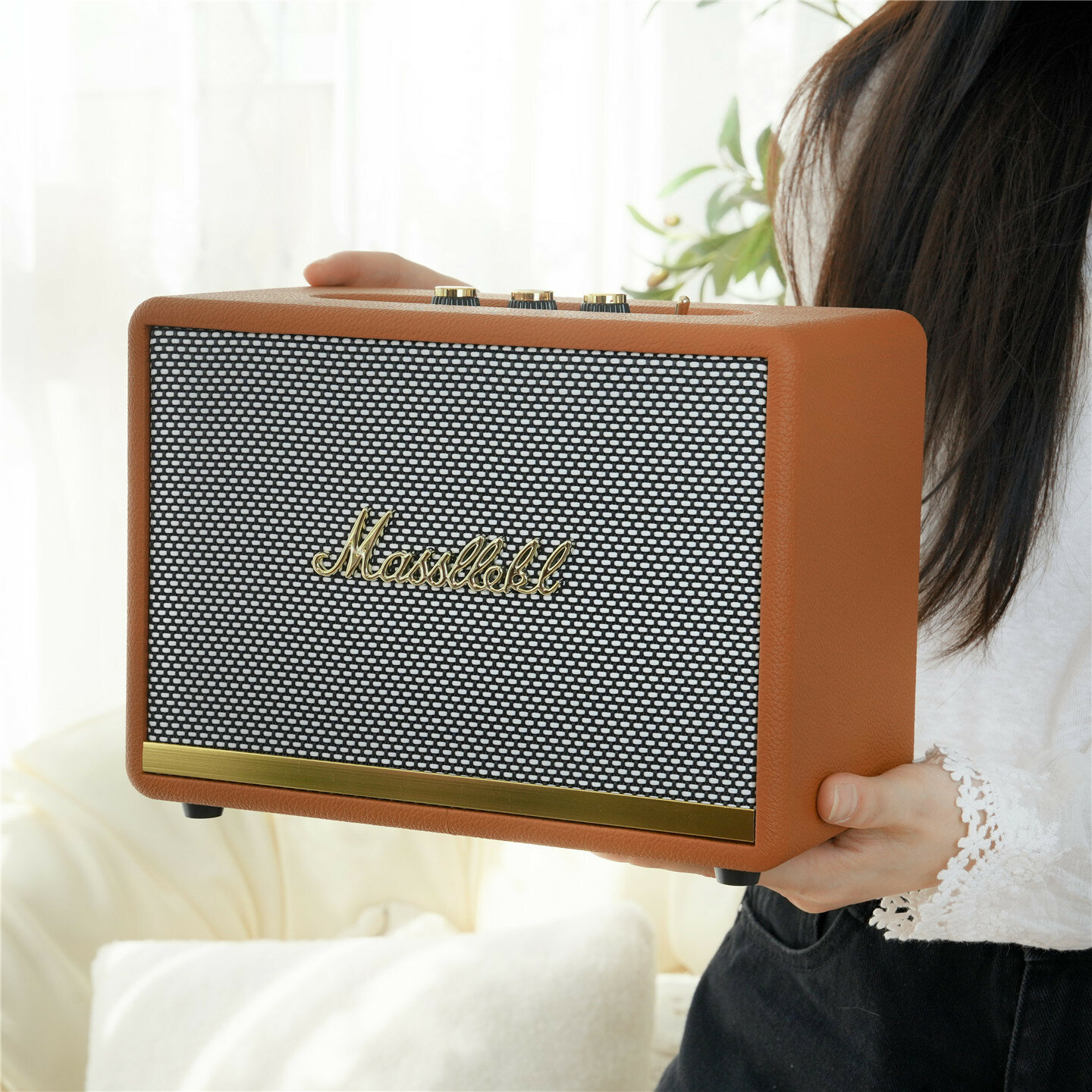 Новая модель колонки Marshall, декоративный аксессуар, украшение для виллы, модель комнаты, домашний симулятор колонки, декор для дома