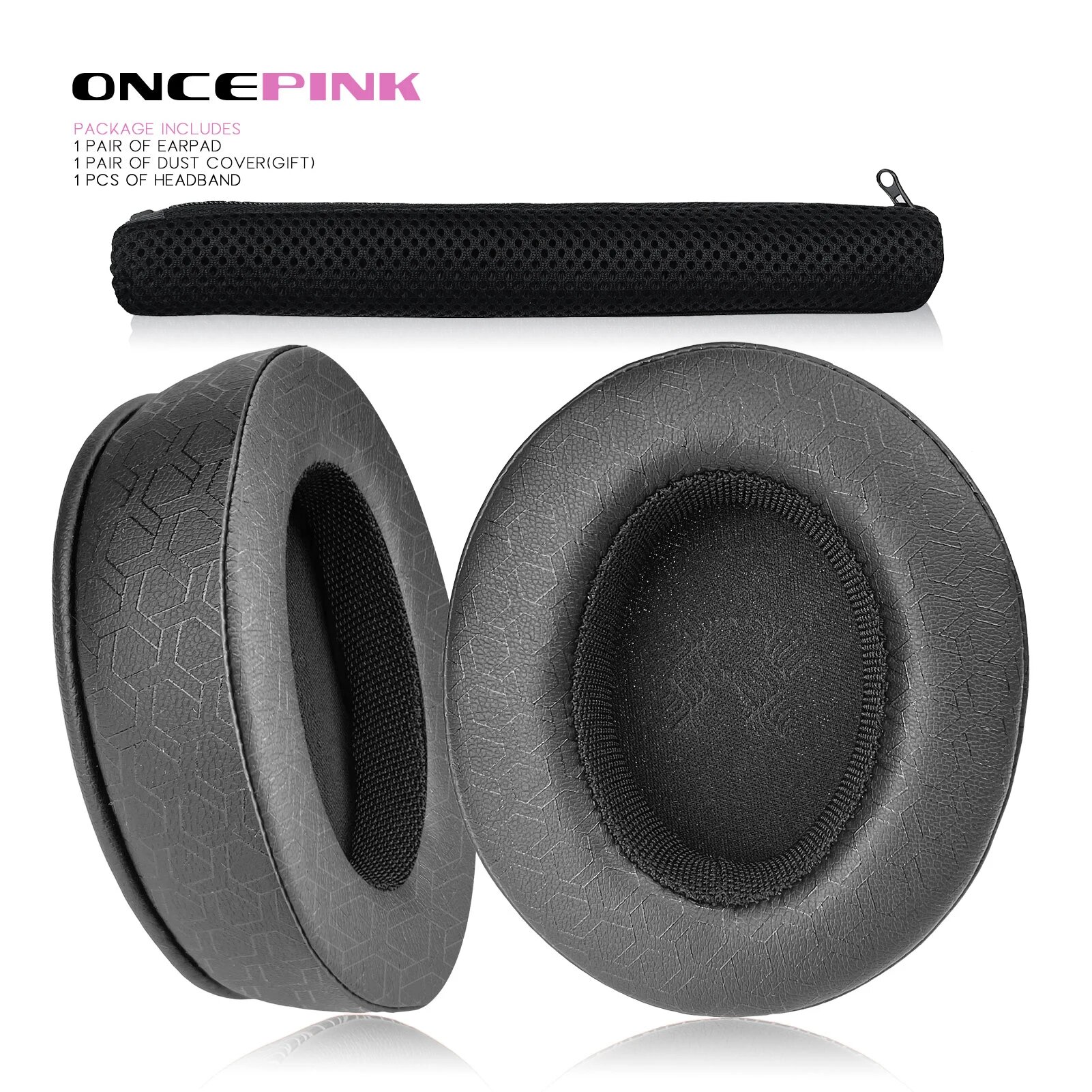 Oncepink Амбушюры для Logitech G Pro X с охлаждающим гелем mesh band