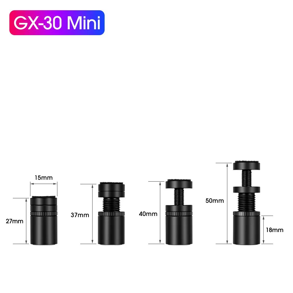 Алюминиевая подставка GX-30 Mini для видеокарты, телескопическая регулировка высоты, магнитное крепление
