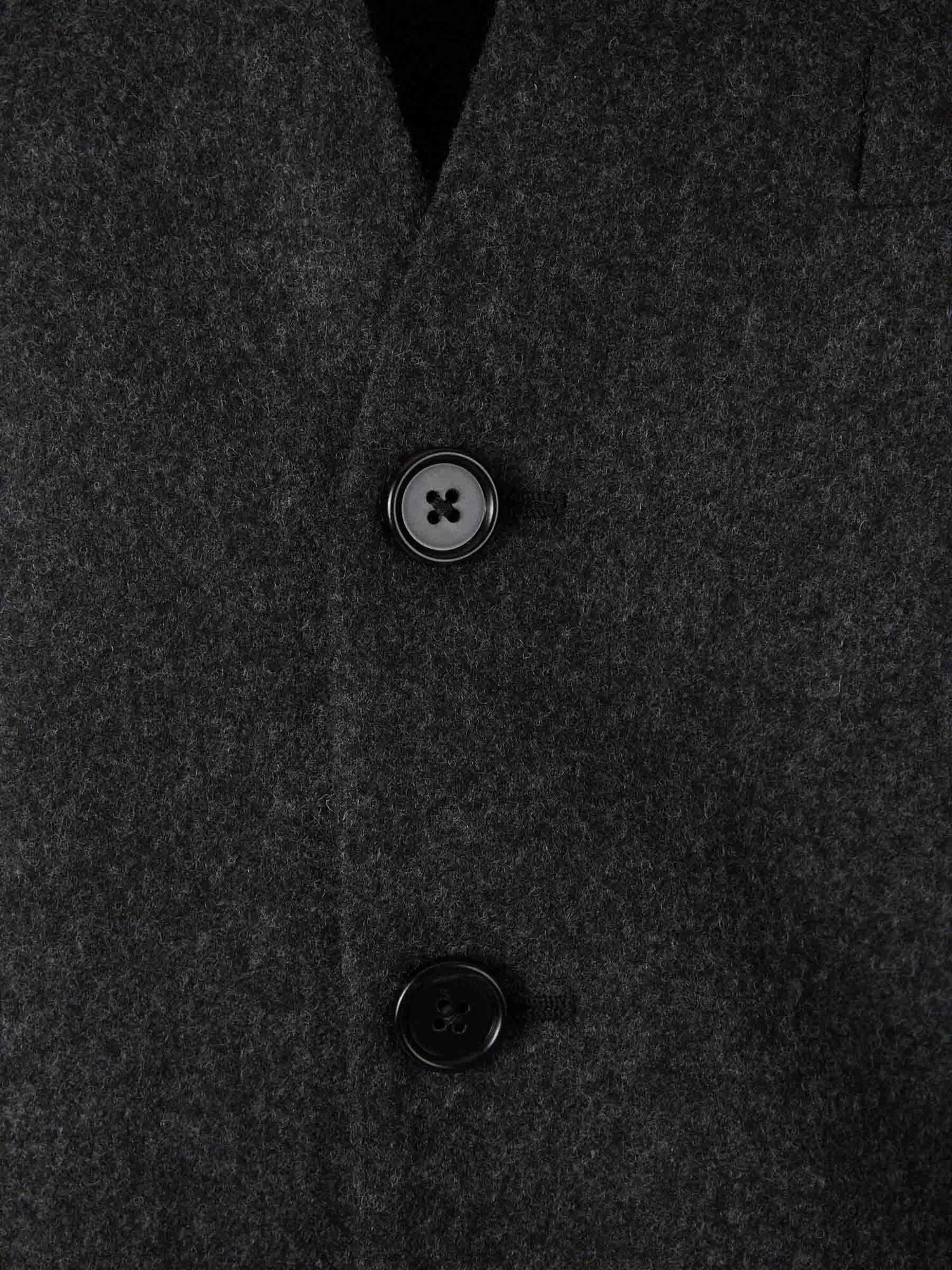 Куртка Jil Sander Collarless button-up jacket, размер 38, серый — фото 1
