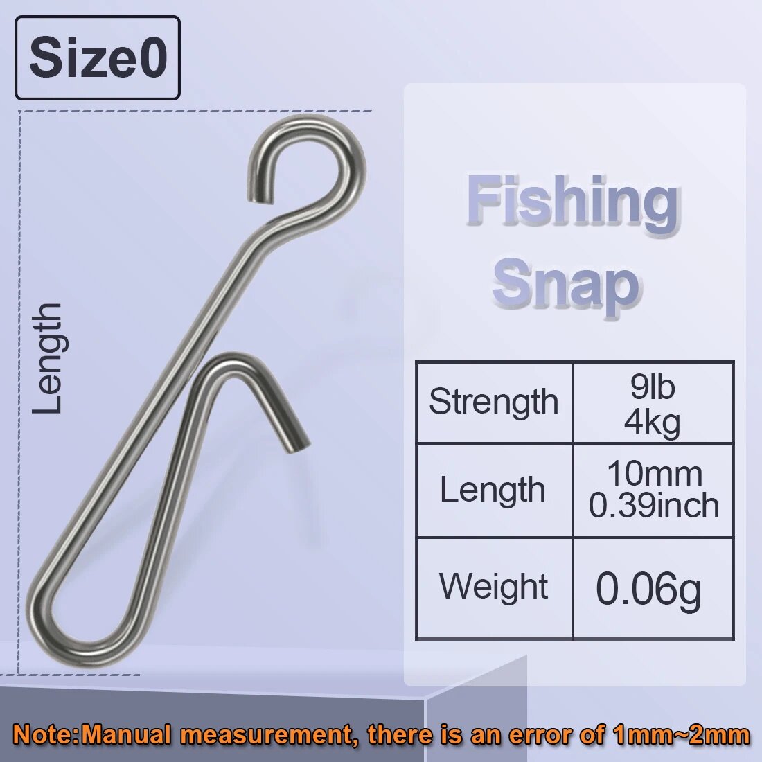 Рыболовные защелки FishTrip Size0