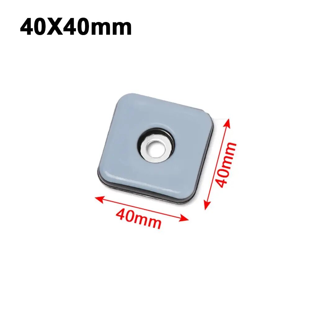 Голубой мебельный бампер 40x40mm