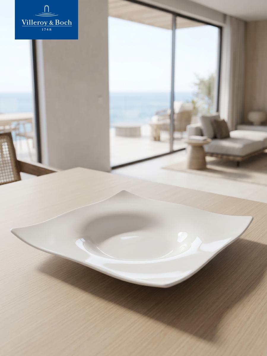 Тарелка квадратная для пасты 28 см, Cera, Villeroy & Boch, Премиум-Фарфор