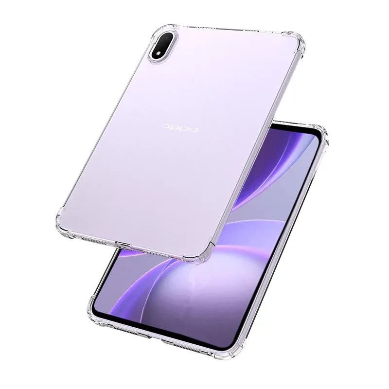 Прозрачный чехол для OPPO Pad Mini 2026, 8.8 дюйма, с антиударным аэроамбушюром, силиконовая мягкая TPU-оболочка для планшетов