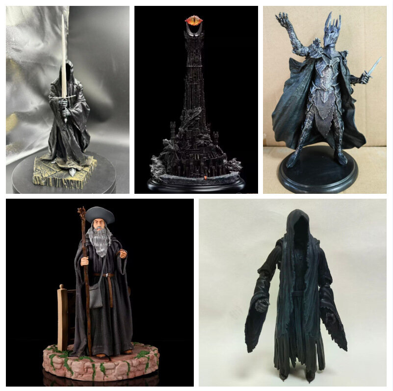 Коллекционная модель The Lord of Rings Witch-king of Angmar, фигурка с детализированным плащом, 21 см, в оригинальной упаковке