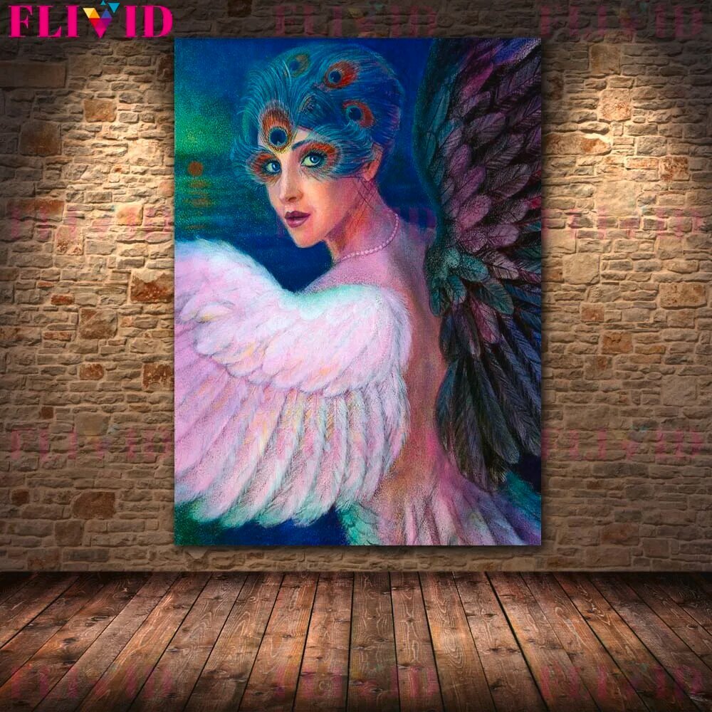 Плакат FLIVID "Крылья и птицы" Y, 10X15cm NoFrame