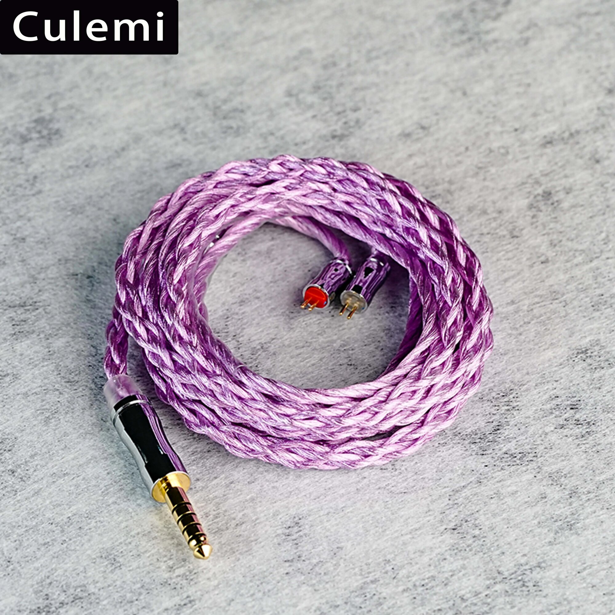 Culemi Violet Fury, 6-жильный кабель для наушников, 0.78 2pin 4.4mm