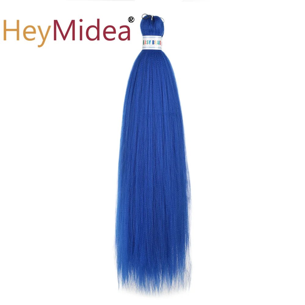 Синтетические волосы HeyMidea, 26 дюймов, Blue